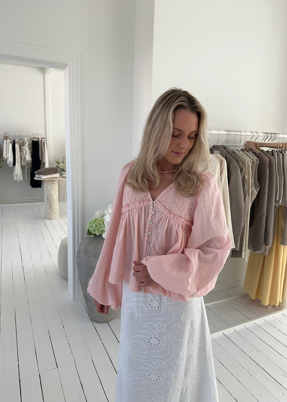 Breezy-MAGDA Skjorte - Rosa – LE MAGDA
